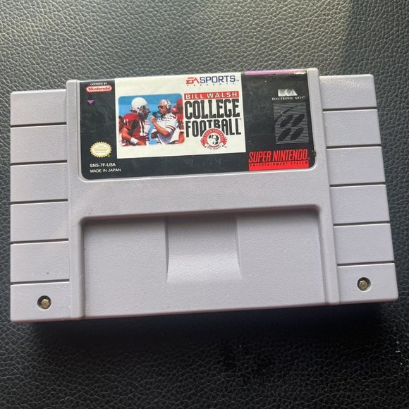 Toys | Bill Walsh College Football Super Nintendo Snes | Poshmark